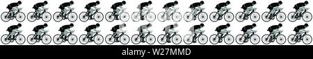 Man cycling animation sequence, loop animation sprite sheet, vector ...