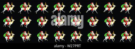 Reindeer run cycle animation sequence, loop animation sprites Stock ...