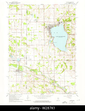 Culver, Indiana, map 1962, 1:24000, United States of America by ...