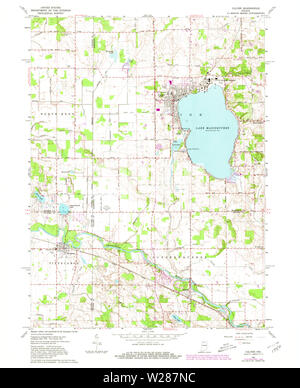 Culver, Indiana, map 1962, 1:24000, United States of America by ...