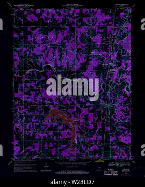 Deputy, Indiana, map 1968, 1:24000, United States of America by ...