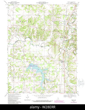 Deputy, Indiana, map 1968, 1:24000, United States of America by ...