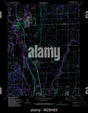 Edinburgh, Indiana, map 1961, 1:24000, United States of America by ...