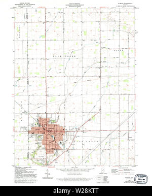 Elwood, Indiana, map 1960, 1:24000, United States of America by ...