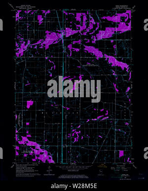 Enos, Indiana, map 1962, 1:24000, United States of America by Timeless ...