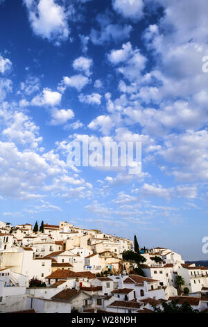 Sunrise in the mountain top pueblo of Comares, Axarquia, Malaga ...