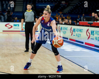 Johannah Leedham of GBR in action against Bria Hartley of FRA Stock ...