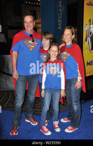 Tim DeKay and his family Los Angeles premiere of 'Megamind' at Mann's ...