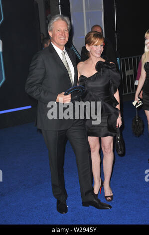 Bruce Boxleitner and wife Melissa Gilbert arriving at The 27th Saturn ...