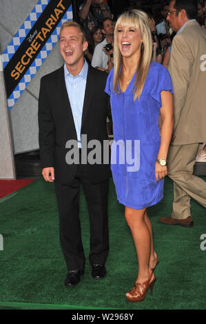 Chelsie Hightower, Jordan, brother The Secretariat Premiere at the El ...