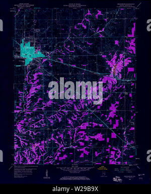 Greensburg, Indiana, map 1958, 1:24000, United States of America by ...