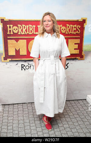 Anna Crilly attending the premiere of Horrible Histories The Movie ...