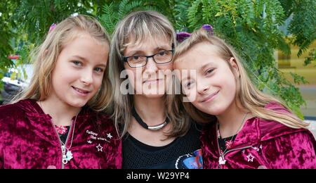 Lutherstadt Wittenberg, Germany. 07th July, 2019. The traditional group ...