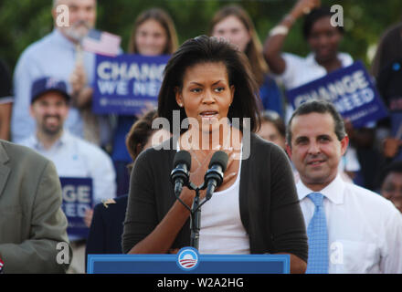 Michelle Obama 2008 Stock Photo - Alamy