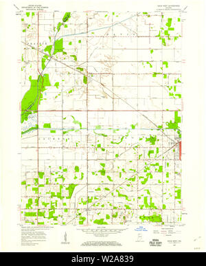 Map of Knox in Indiana Stock Photo - Alamy