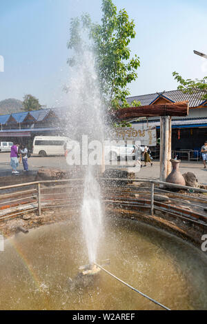 Mae Khajan Hot Springs, Thailand Stock Photo - Alamy
