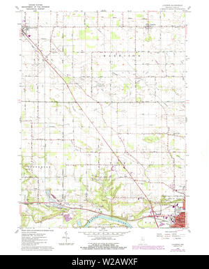 Lucerne, Indiana, map 1960, 1:24000, United States of America by ...