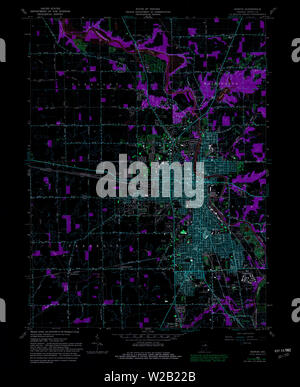Marion, Indiana, map 1961, 1:24000, United States of America by ...