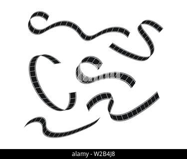 abstract film icon vector illustration template design Stock Vector ...