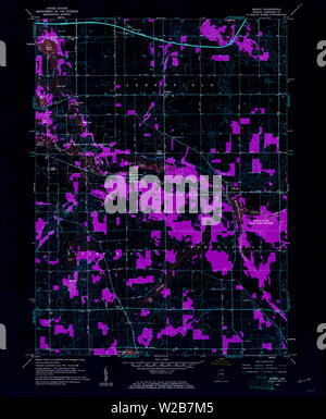 Mongo, Indiana, map 1960, 1:24000, United States of America by Timeless ...