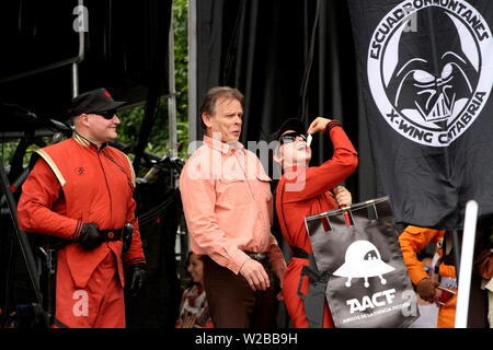 Spain. 07th July, 2019. Mark singer mythical actor of the series V of ...