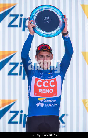 New Zealand Patrick Bevin of CCC Team, leader of the Points ...