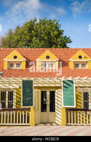 Old Dutch Colonial Building, Oranjestad, Aruba, Caribbean Stock Photo ...