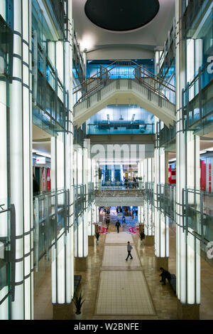 Interior view of Centre Eaton Montreal aka Montreal Eaton Center ...