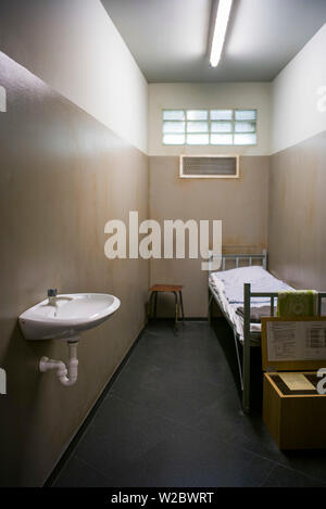 Prison cell in the DDR Museum, Berlin, Germany Stock Photo - Alamy