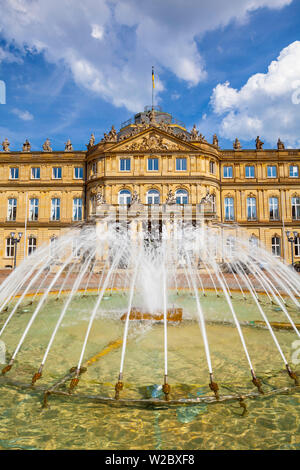 Neues Schloss (New Castle), Stuttgart Stock Photo - Alamy