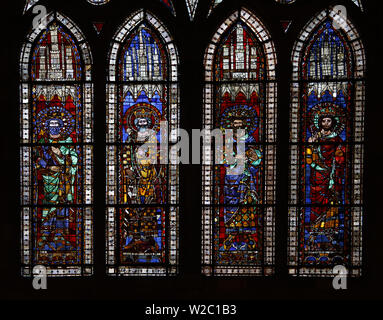 Stained Glass window depicting Emperor Charles V (16th Century) and his ...
