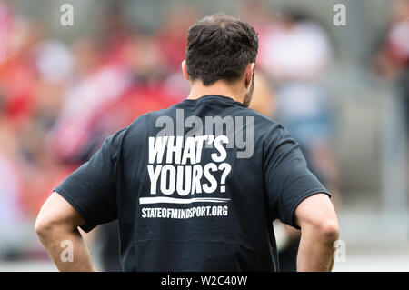 4th July 2019 , AJ Bell Stadium, Salford, England; Betfred Super League, Round 21, Salford Red ...