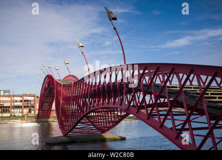 Python Bridge in Amsterdam, Netherlands Stock Photo - Alamy
