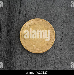 Netherlands Antillean money - Guilder a background Stock Photo - Alamy
