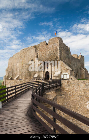Romania, Moldovia Region, Targu Neamt, Neamt Citadel, 14th century ...