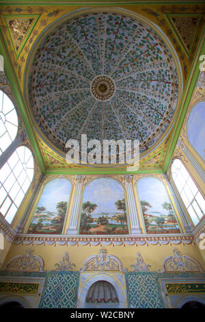 Interior of Queen Mother's (Valide Sultan Dairesi) bed chamber in the ...