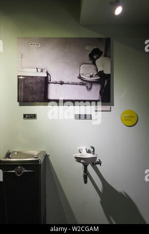 North Carolina, Charlotte, Levine Museum of the New South, robe of Robert Scoggins, Grand Dragon ...