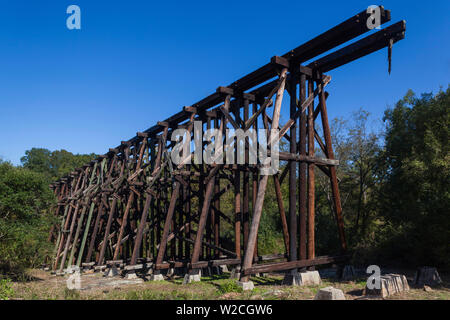 Georgia, Athens, The Murmur Trestle, 1880 railroad trestle featured on ...