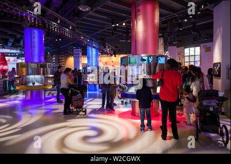 Georgia, Atlanta, Coca Cola World, museum to Coca Cola, interior ...