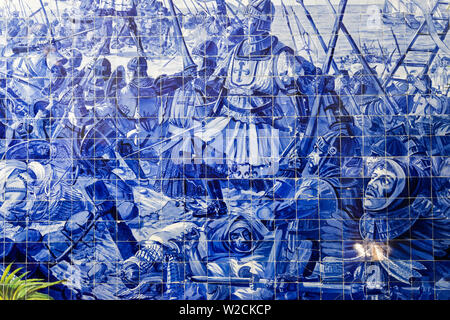Azulejos, Battle scenes, Santa Cruz do Buçaco Palace Hotel, Former ...