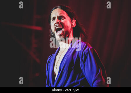 Jared Leto, singer and founder of the American pop/rock band Thirty ...