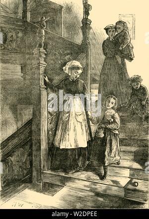 Carved staircase, Cromwell House, Highgate Hill Stock Photo - Alamy