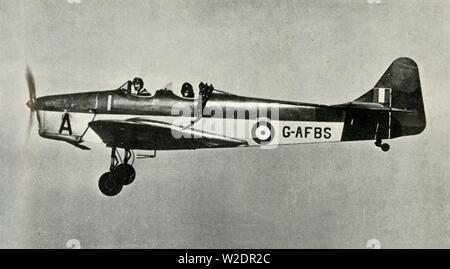 Miles Magister, world war two pilot training aircraft Stock Photo - Alamy