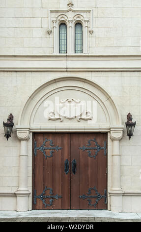 Medieval castle gate, white background Stock Photo - Alamy