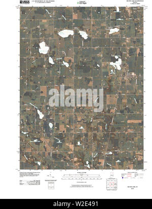 Silver Map of Indiana Stock Photo - Alamy