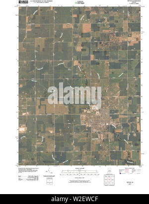 Map of Tipton in Indiana Stock Photo - Alamy