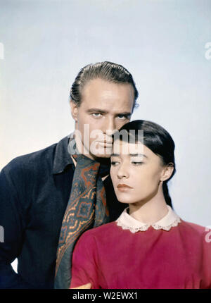 Marlon Brando, One-Eyed Jacks movie poster 1961 Stock Photo - Alamy