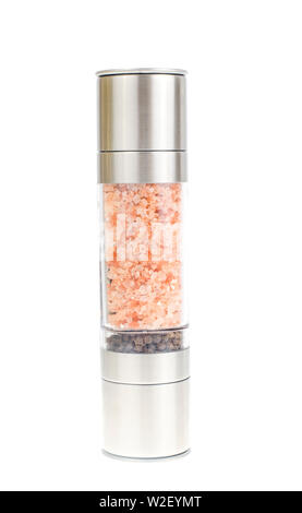 SILVER SALT MILL GRINDER Stock Photo - Alamy
