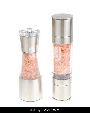 SILVER SALT MILL GRINDER Stock Photo - Alamy