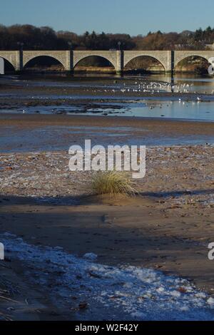 Bridge of Don. 5 Arch Granite Road Bridge 1830, Spanning thr River Don ...